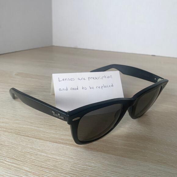 Ray-Ban | Accessories | Vintage Bl Rayban Usa Wayfarer Sunglasses ...